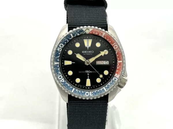 Seiko 6309-729A Pepsi Bezel "Slim Turtle" Vintage Automatic Day/Date ...